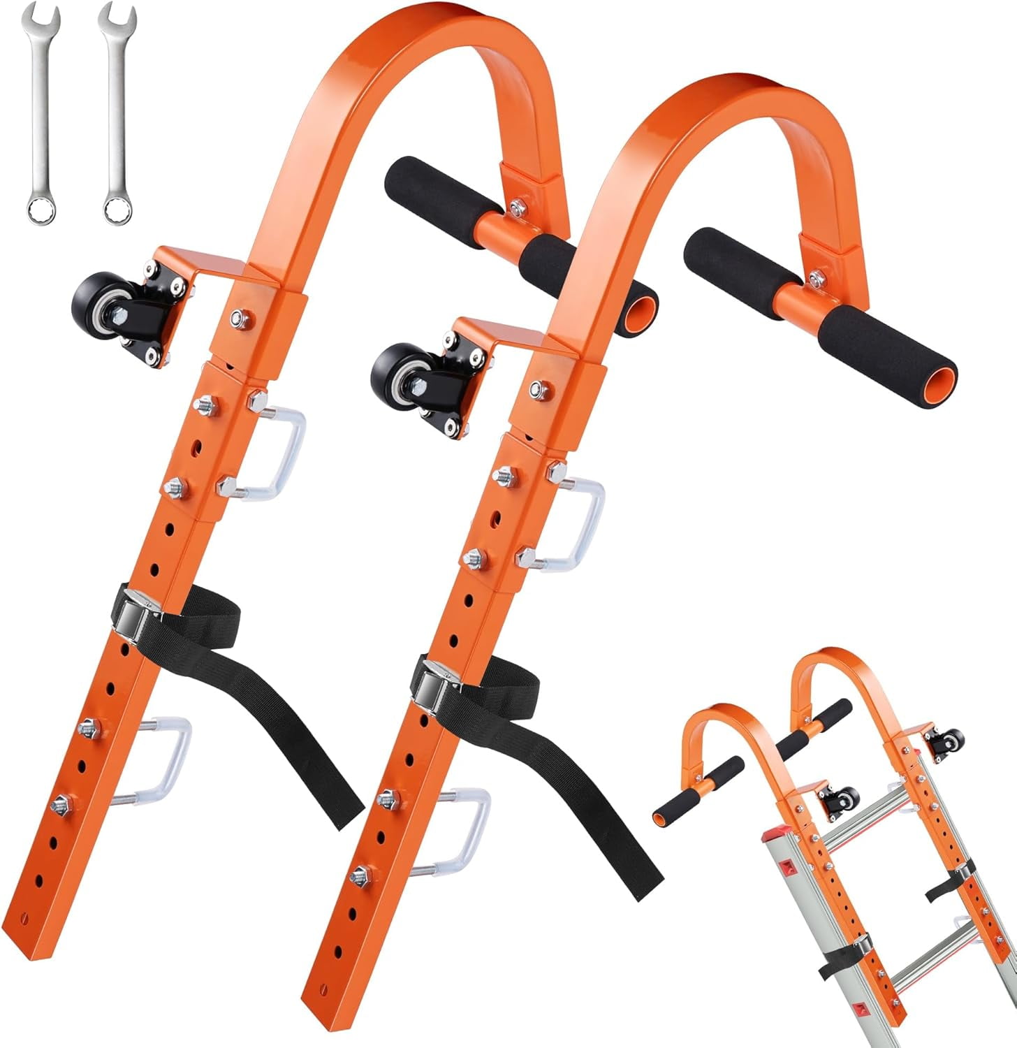Ladder Stabilizer 2 Pack, Ladder Hooks for Roof Pitch Tool, Ladder ...