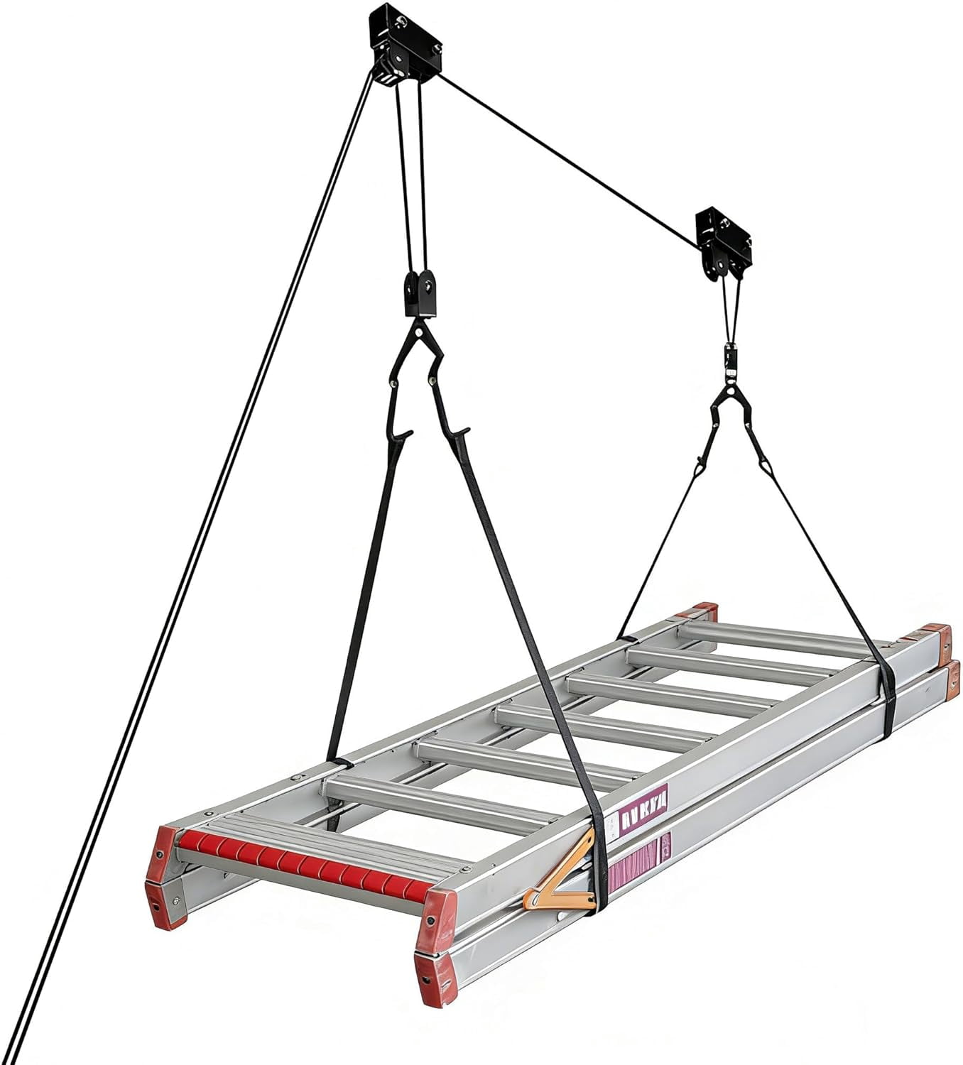 Ladder Storage Ceiling Hoist – Garage Pulley Lift System for Carrier ...