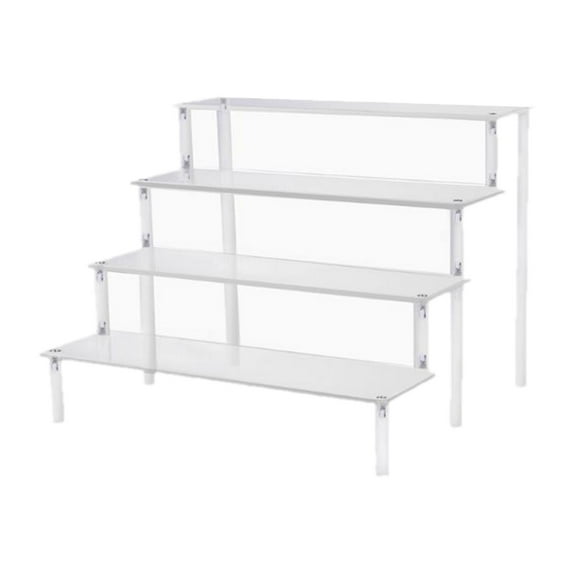 Ladder Tier Acrylic Rack Perfume Makeup Storage Organizer Figure Doll ...