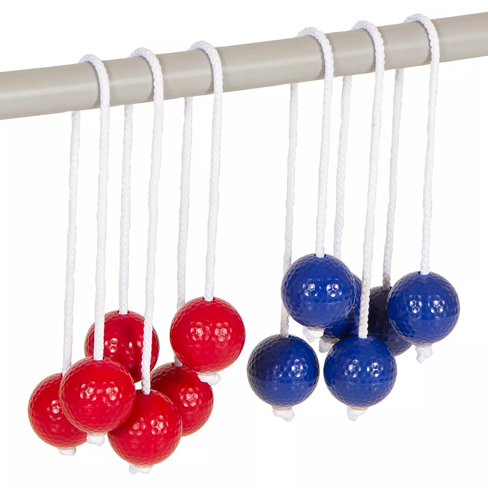 Ladder Toss Replacement Bola Strands – 3 Blue 3 Red Ball (6 Bolas ...
