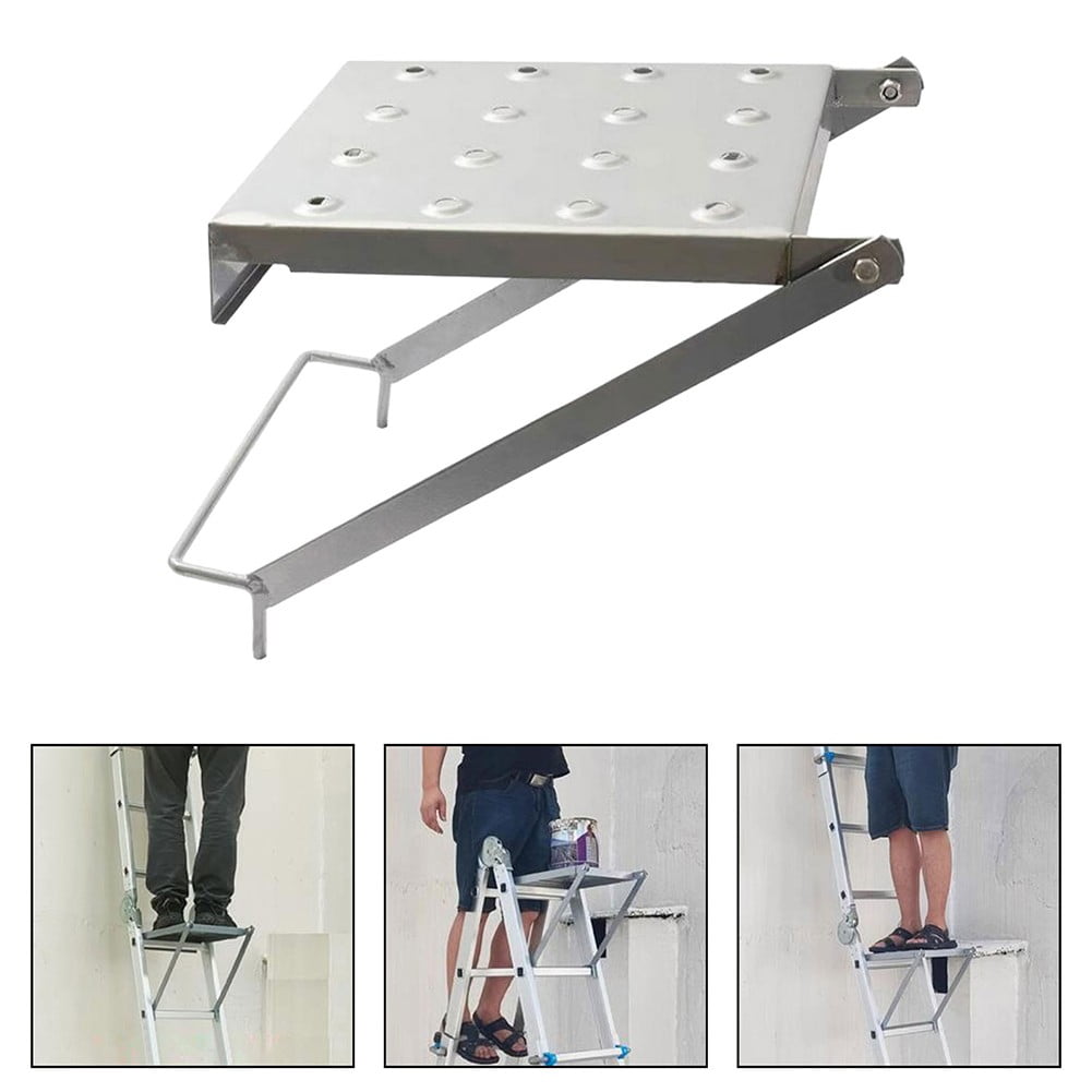 Ladder Work Platform Portable Ladder Work Stand Heavy Duty Stable ...