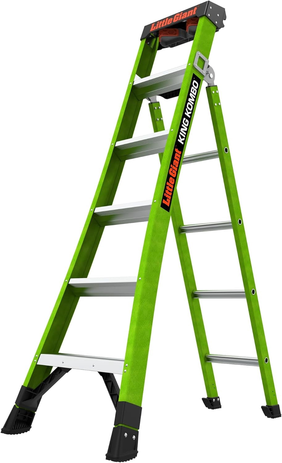 Ladders, King Kombo, Professional, 6 Ft. A Frame, 10 Ft. Extension ...