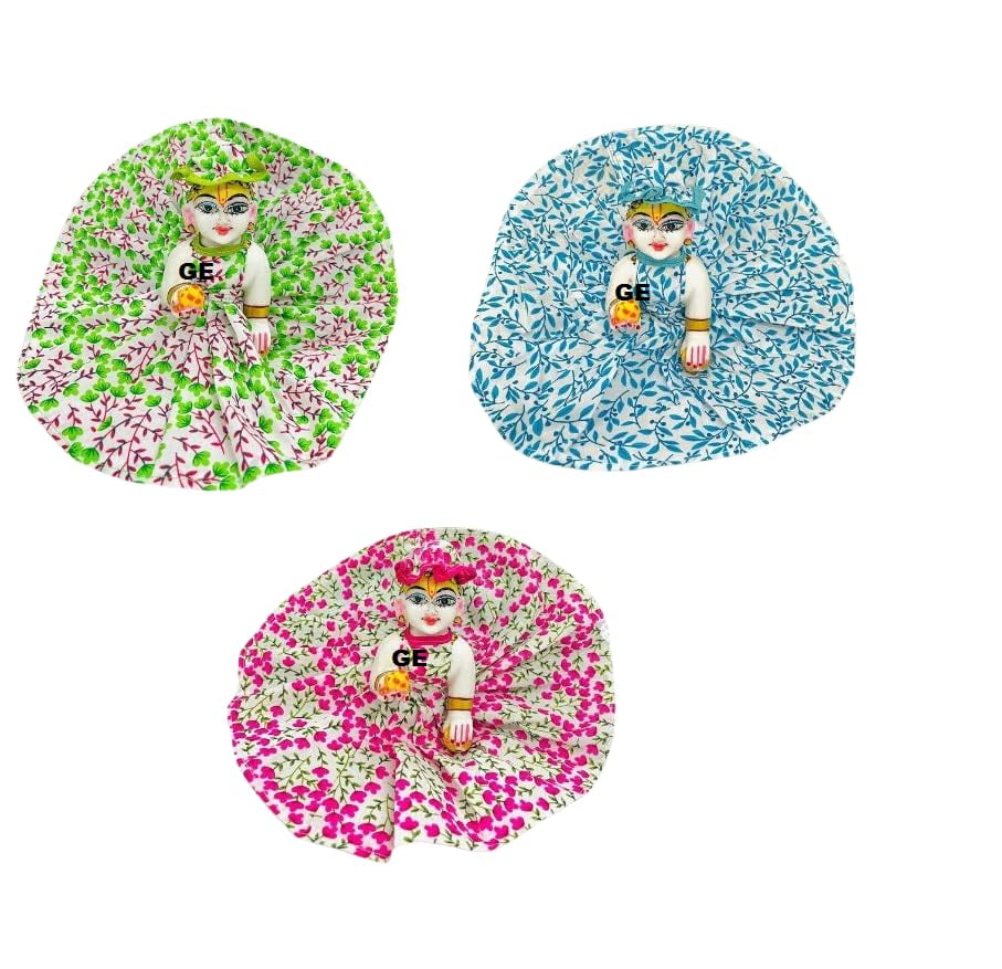 Laddu Gopal Dress Summer Cotton Poshak Combo Set for Krishna JiThakur ...