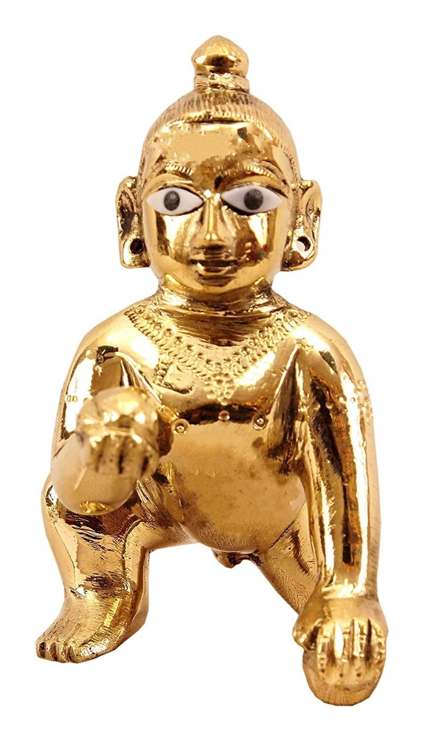 Laddu Gopal God Idol | Metal Bal Gopal Ji Murti, Metal, Gold Idol ...