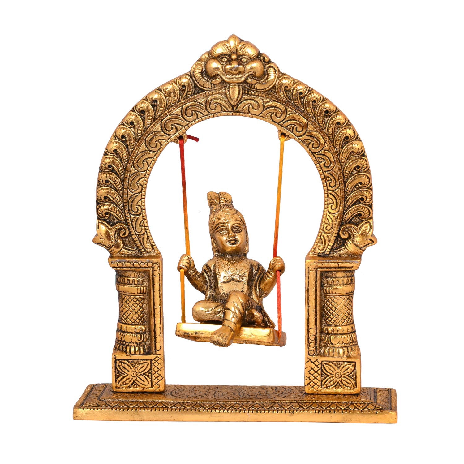 Laddu Gopal Idol, Golden, Religious, Metal Statue, God Idol, All ...