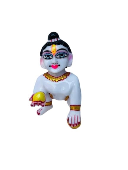 Laddu Gopal Murti | Bal Krishna Marble Statue, God Idol, Antique Look ...