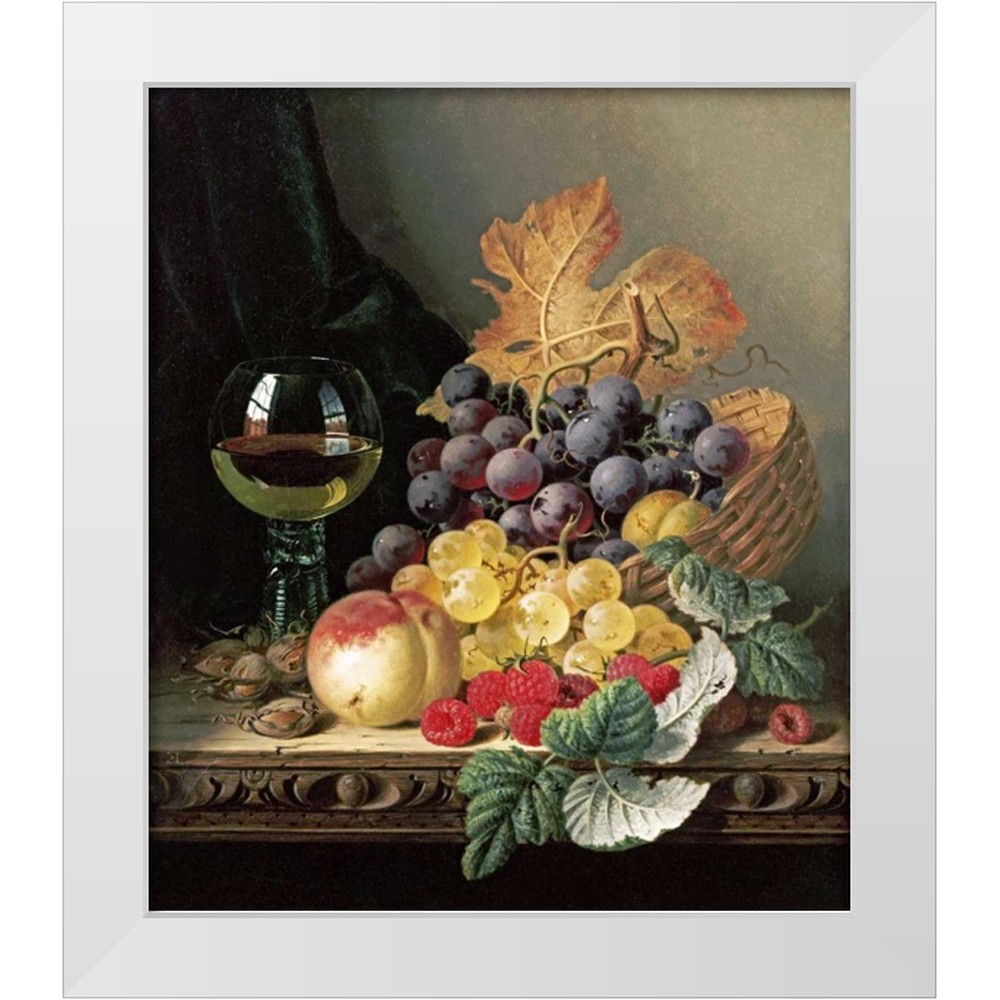Ladell, Edward 20x23 White Modern Wood Framed Museum Art Print Titled ...