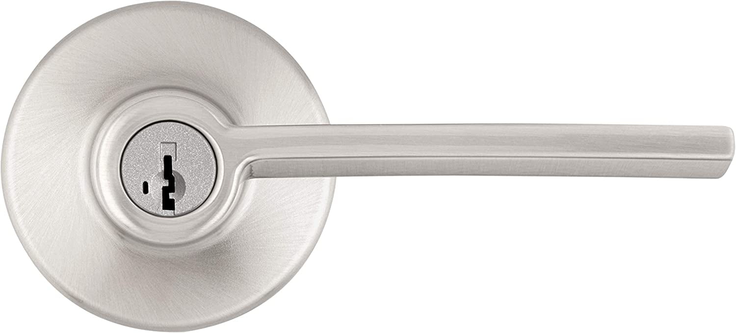 Ladera Entry Door Handle with Lock and Key, Secure Keyed Reversible ...