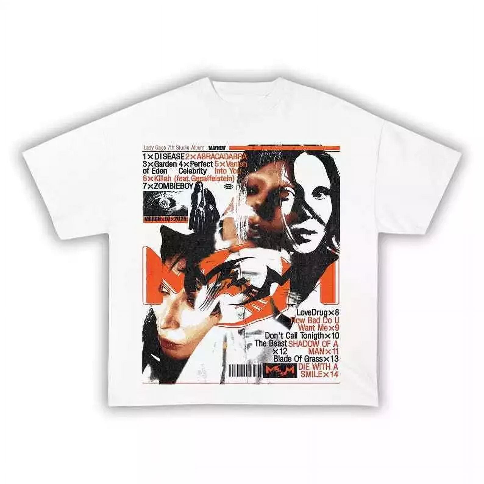 Ladi! Gaga! Mayhem Album Blurry Face Red Pop Music Lover For Fans Men ...