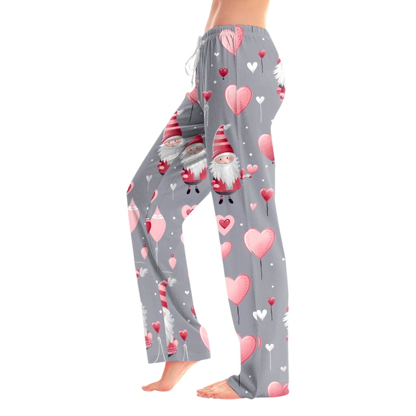 Ladies' 2025 Valentine's Day Fashion Casual Printed Casual Pants ...