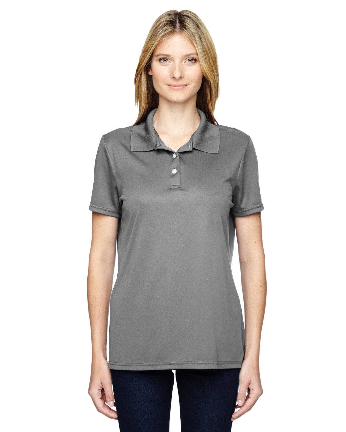 Ladies' 4 oz. Cool Dri with Fresh IQ Polo (GRAPHITE - 3XL) - Walmart.com