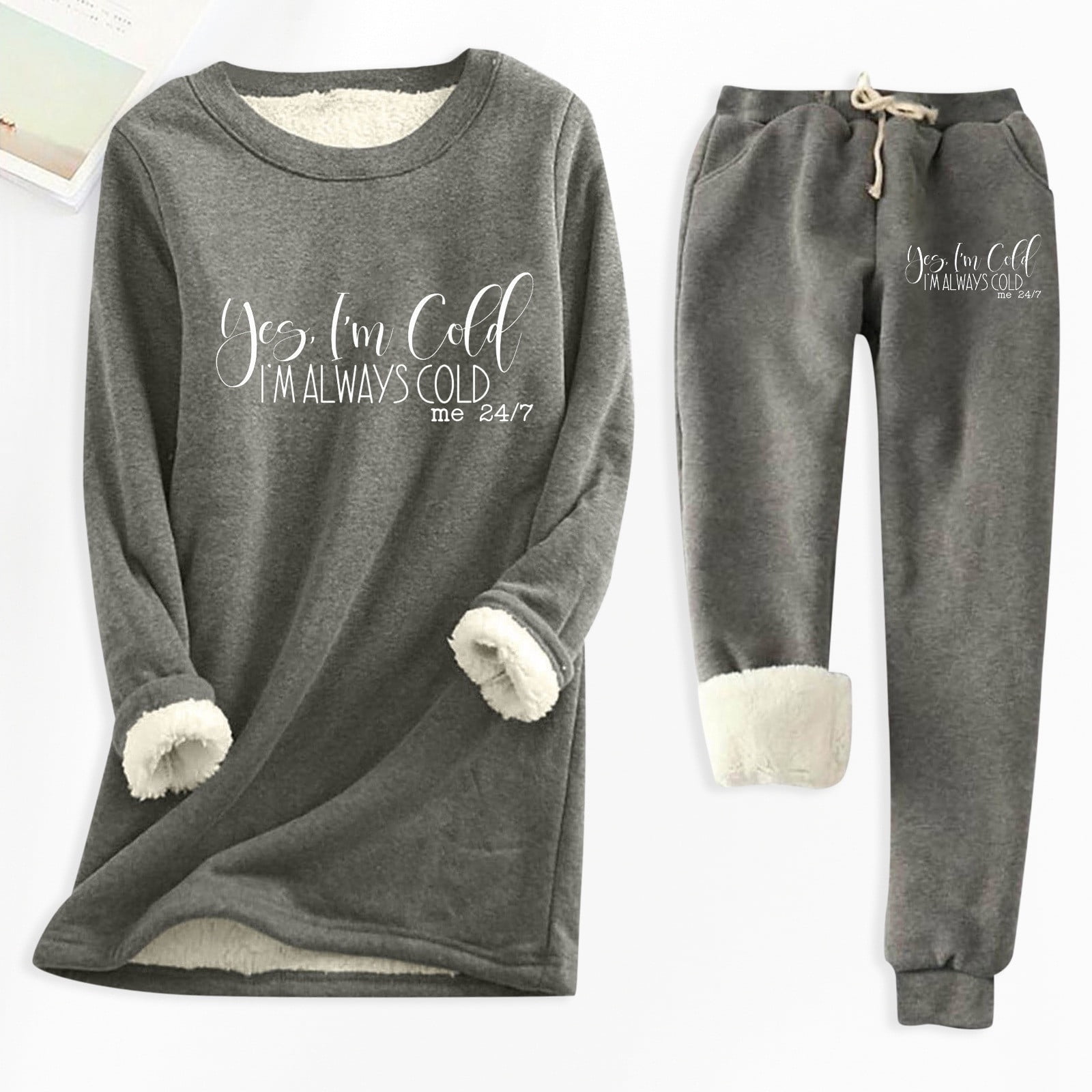 Ladies' Autumn And Winter Comfortable Printed And Thick Slim Fit Bottom ...