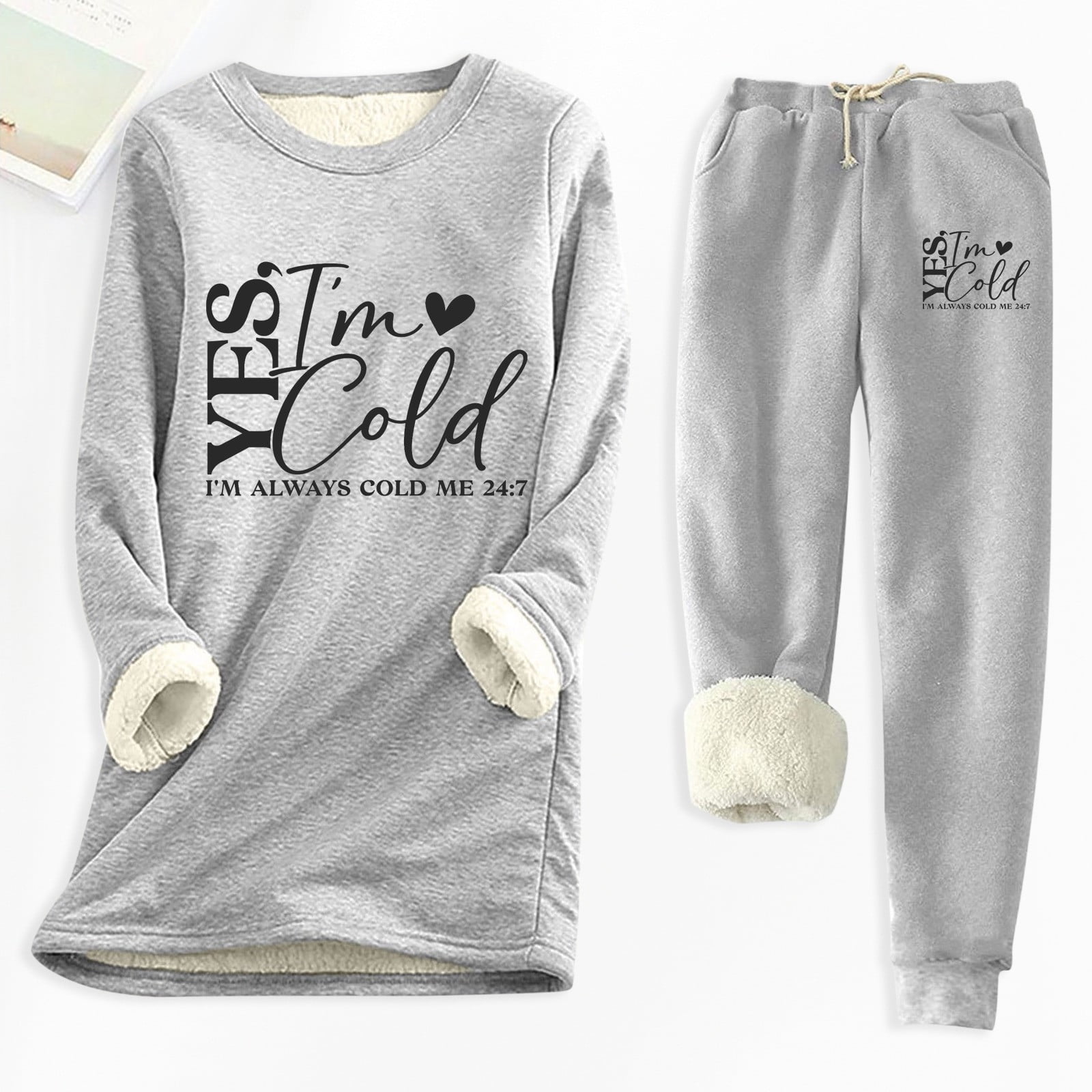 Ladies' Autumn And Winter ComfortablePrinted And Thick Slim Fit Bottom ...