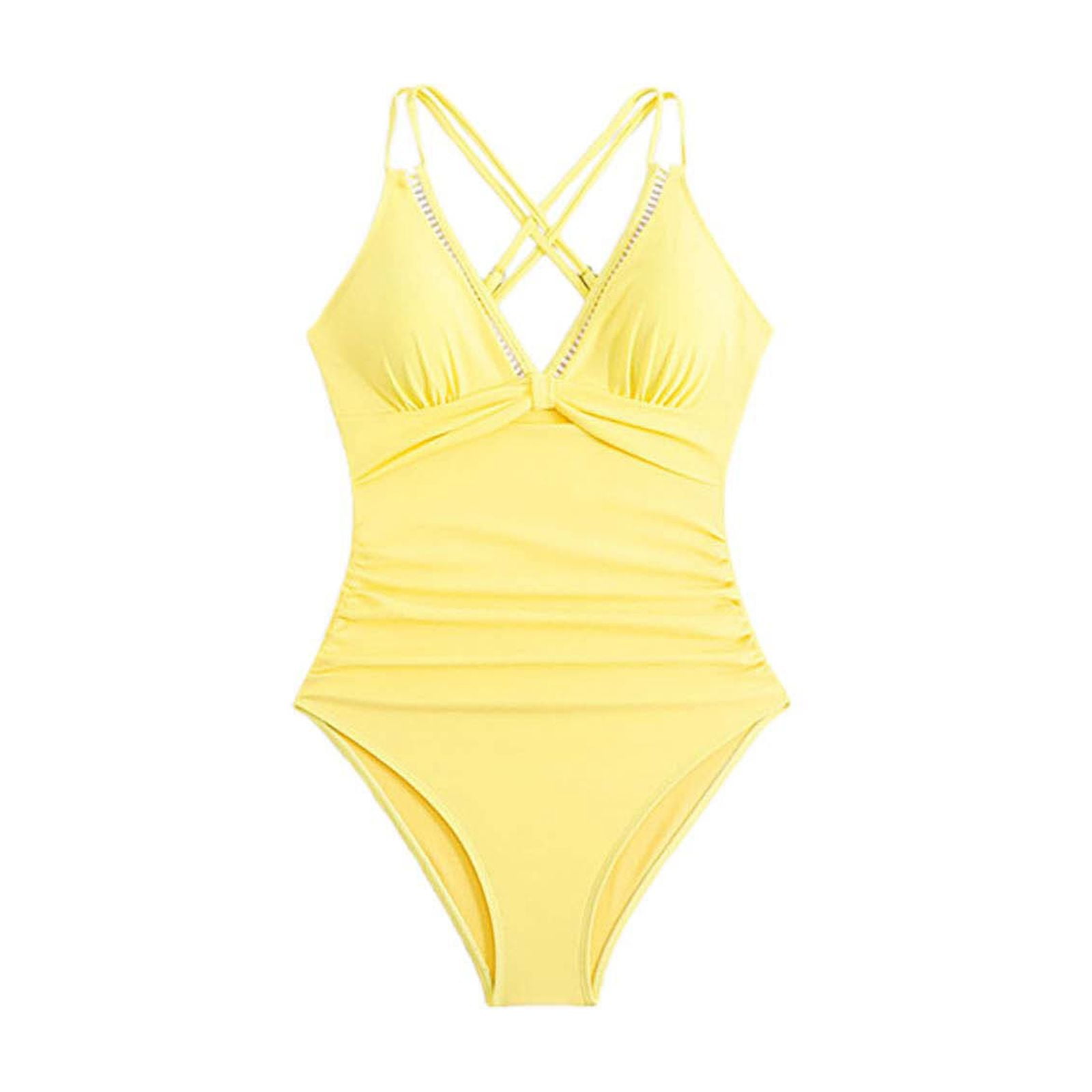 Ladies' Beach Casual Swimsuit Fashionable And Slim Swimsuit String ...