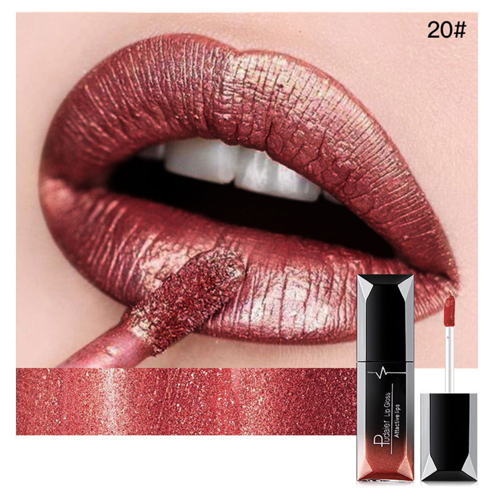 Ladies Beauty Makeup Sexy Hydrating Long Lasting Lip Gloss Lipstick 7 ...