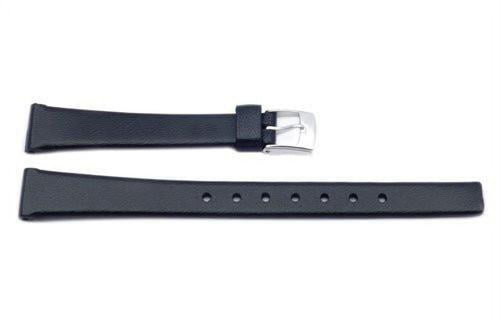 Ladies Black Polyurethane 12mm Watch Band - Walmart.com
