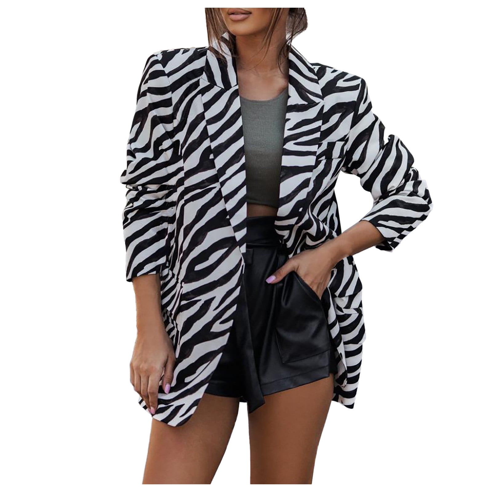 Ladies Blazers Suit Clearance,Work Elegant Business Blazer Formal Loose ...