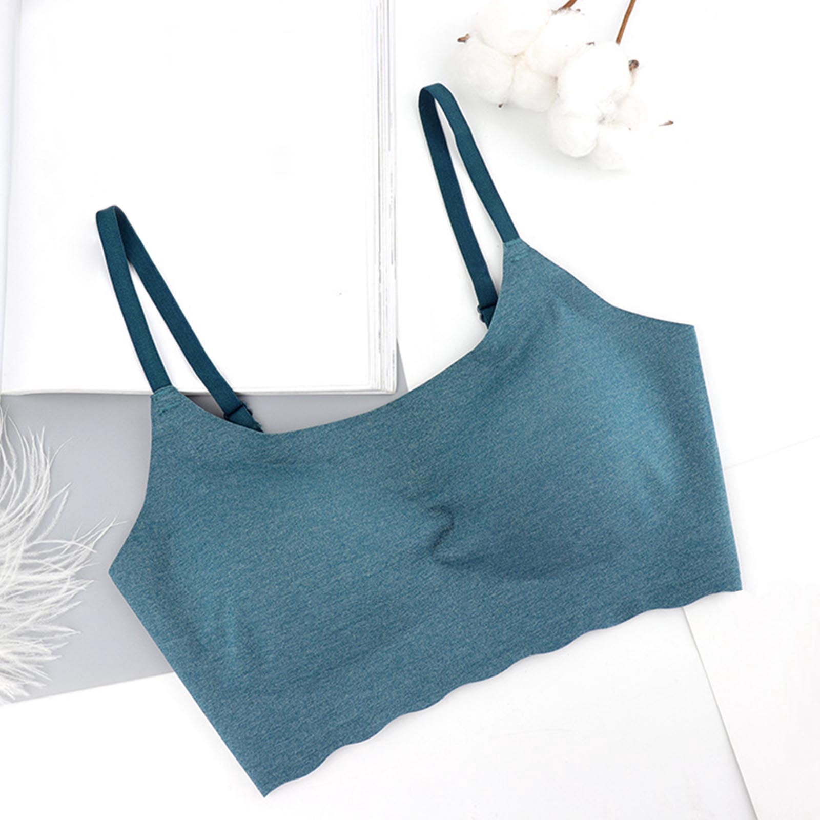 Ladies Bra Butterfly Beauty Back Wrap Latex No Steel Ring Ice Silk ...