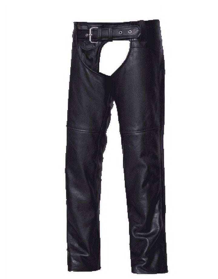 Ladies COWHIDE PREMIUM low-rise chaps ,BLK ,S - Walmart.com