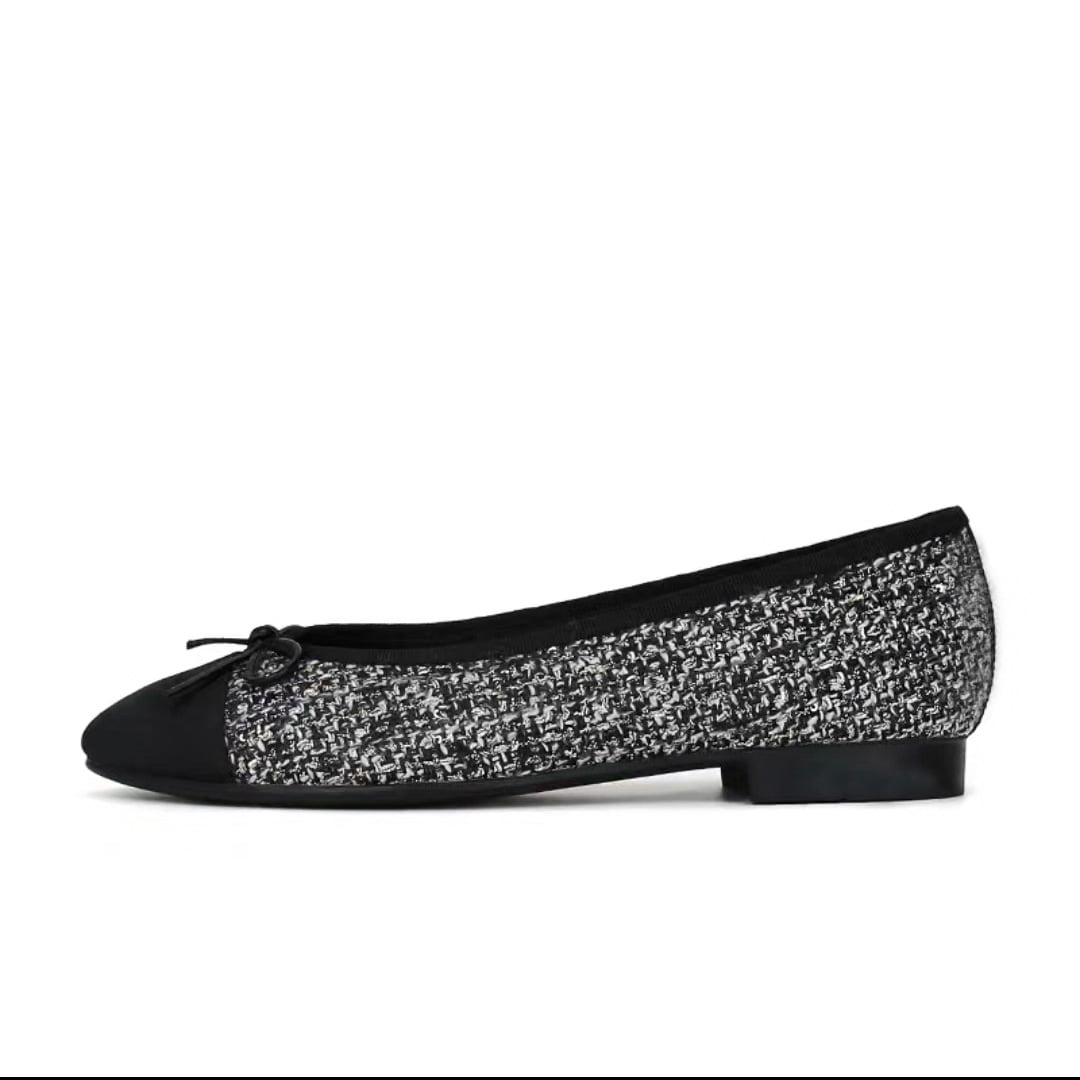 Ladies' Chic Ballet Shoes, Bow Detail, Comfortable Flats - Walmart.com
