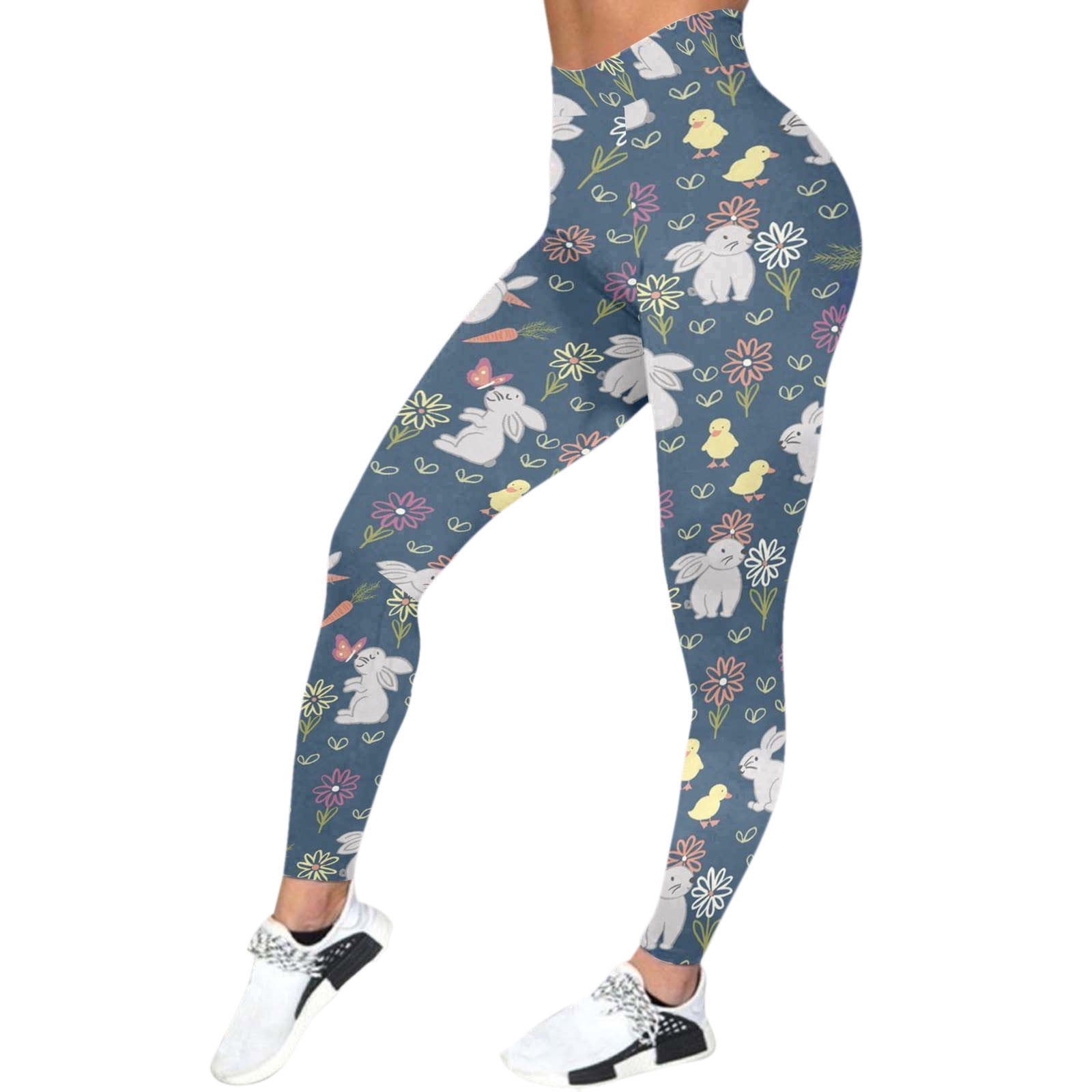Ladies Classic Legging Colorful Trendy Casual Print Breathable Trousers ...