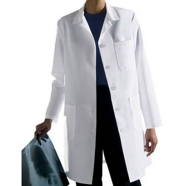 Ladies Classic Staff Length Lab Coat Size 4 - Walmart.com