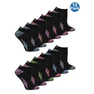Ladies Color Pulse Sock, 12 Pack - Walmart.com