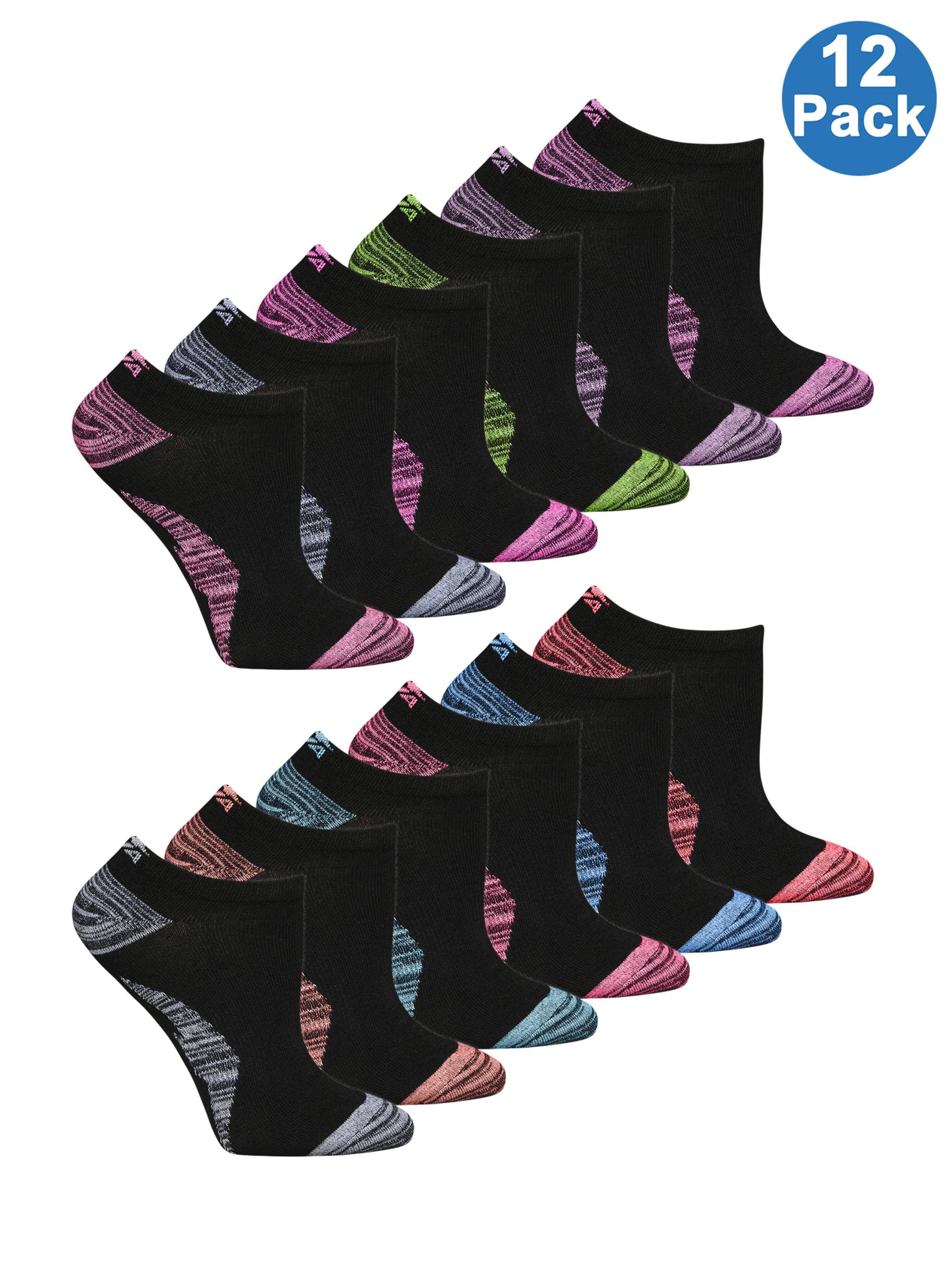 Ladies Color Pulse Sock, 12 Pack - Walmart.com