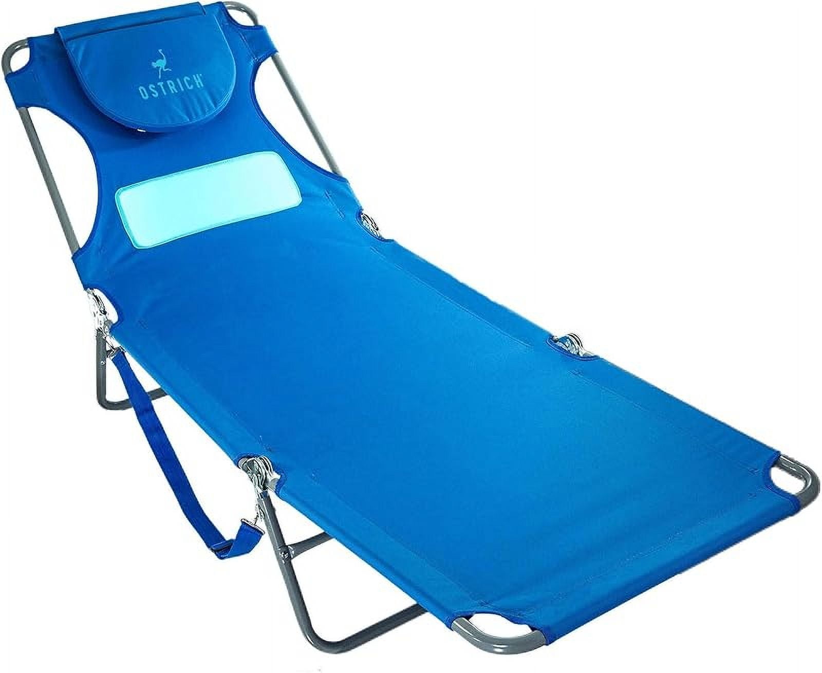 Ladies Comfort Lounger Portable Reclining Outdoor Patio Beach Lawn ...