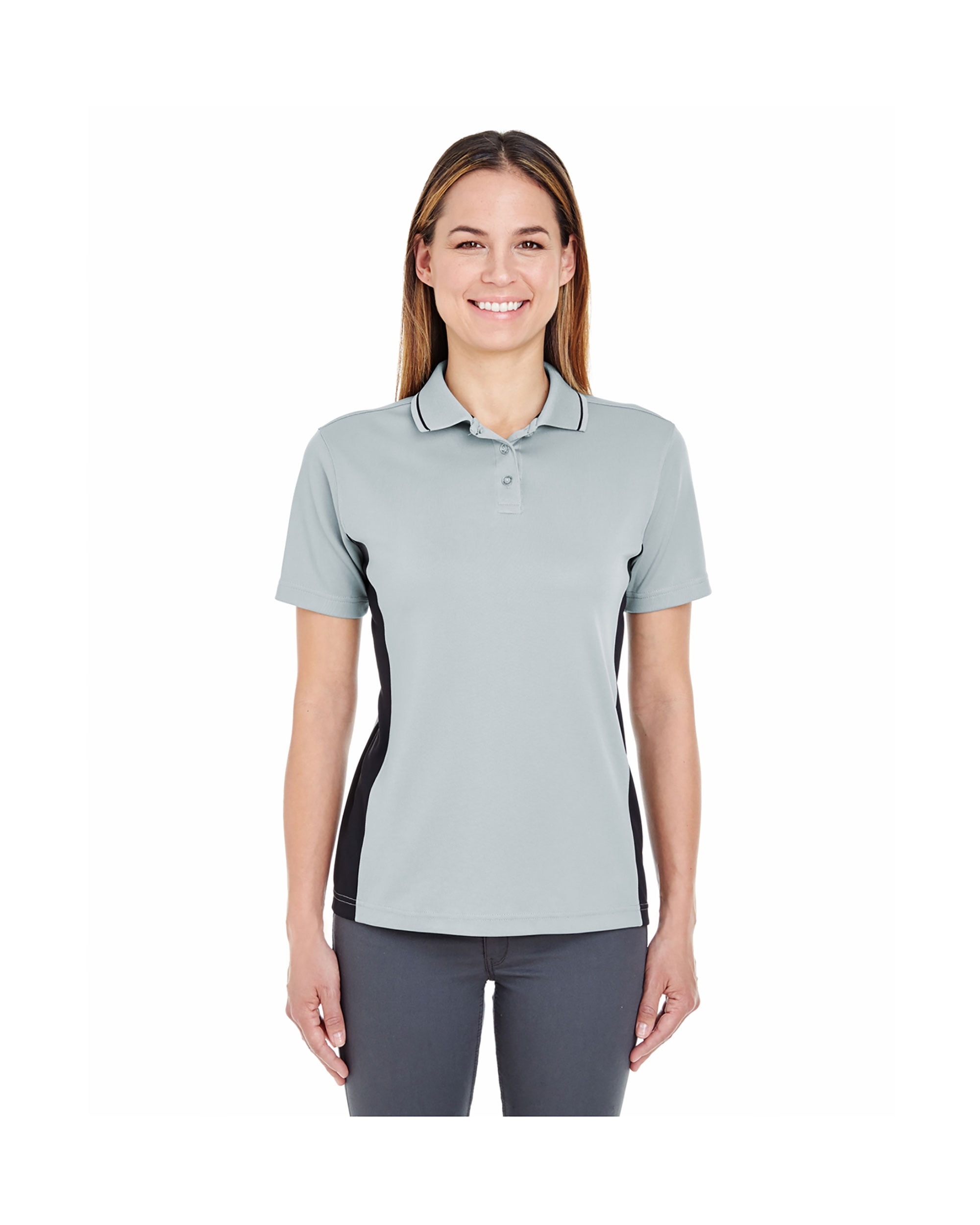 Ladies' Cool & Dry Sport Two-Tone Polo - Walmart.com