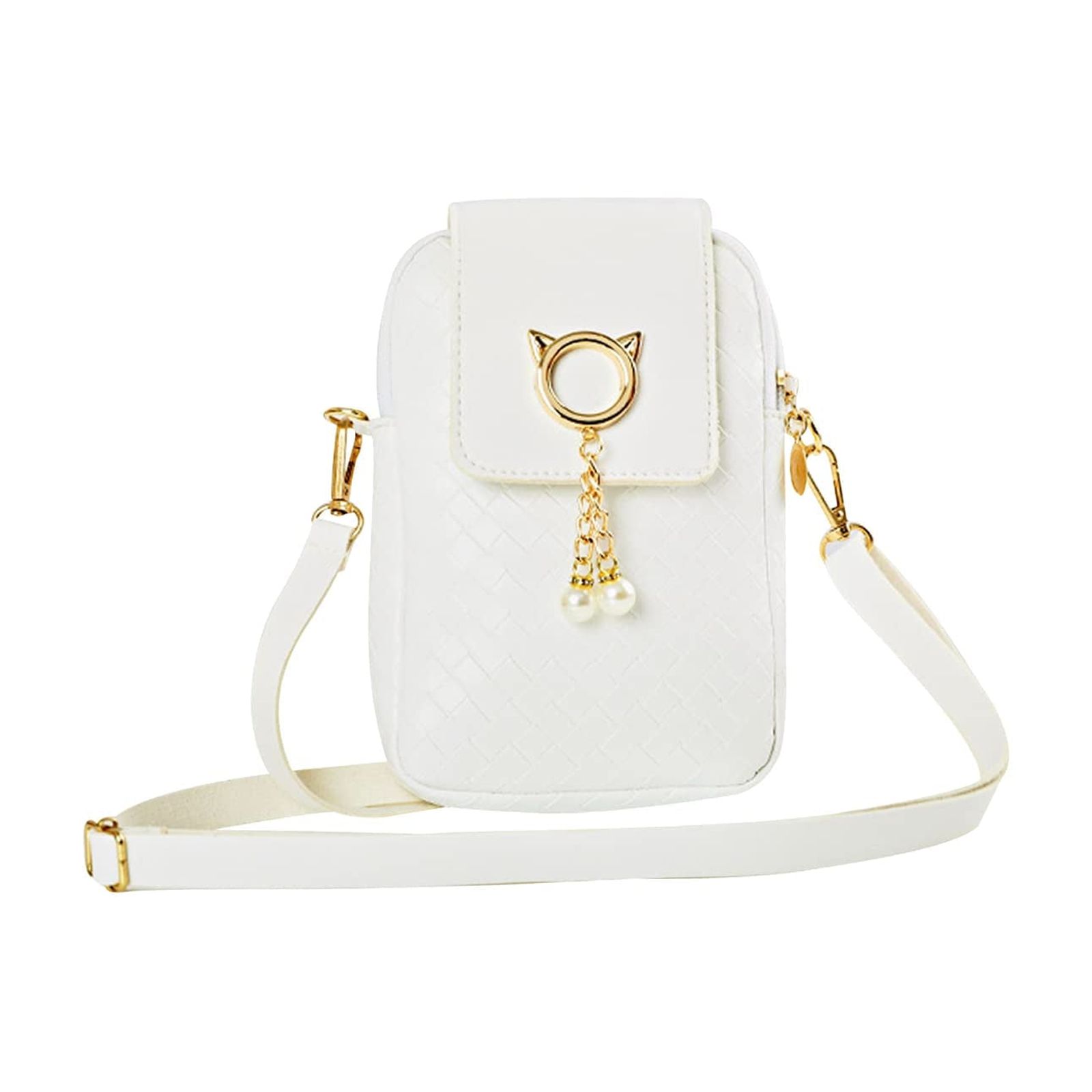 Ladies Crossbody Bag, Zipped Mobile Phone Bag, Mini Over Shoulder ...