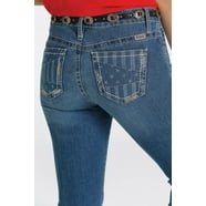 Charme by Grace in LA Jeans Women's Aztec Western Embroidered Bootcut ...