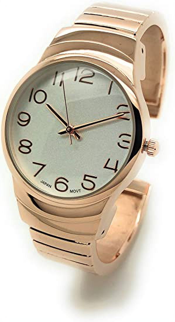 All4udeals Ladies Easy Read Small Round Case Fashion Watch, Classic ...