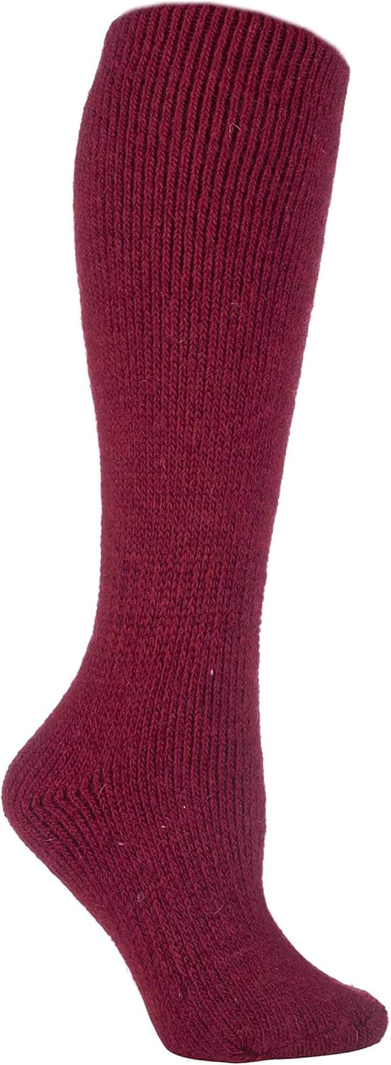 Ladies Extra Long Thick Winter 2.7 TOG Coloured Knee High Thermal Wool ...
