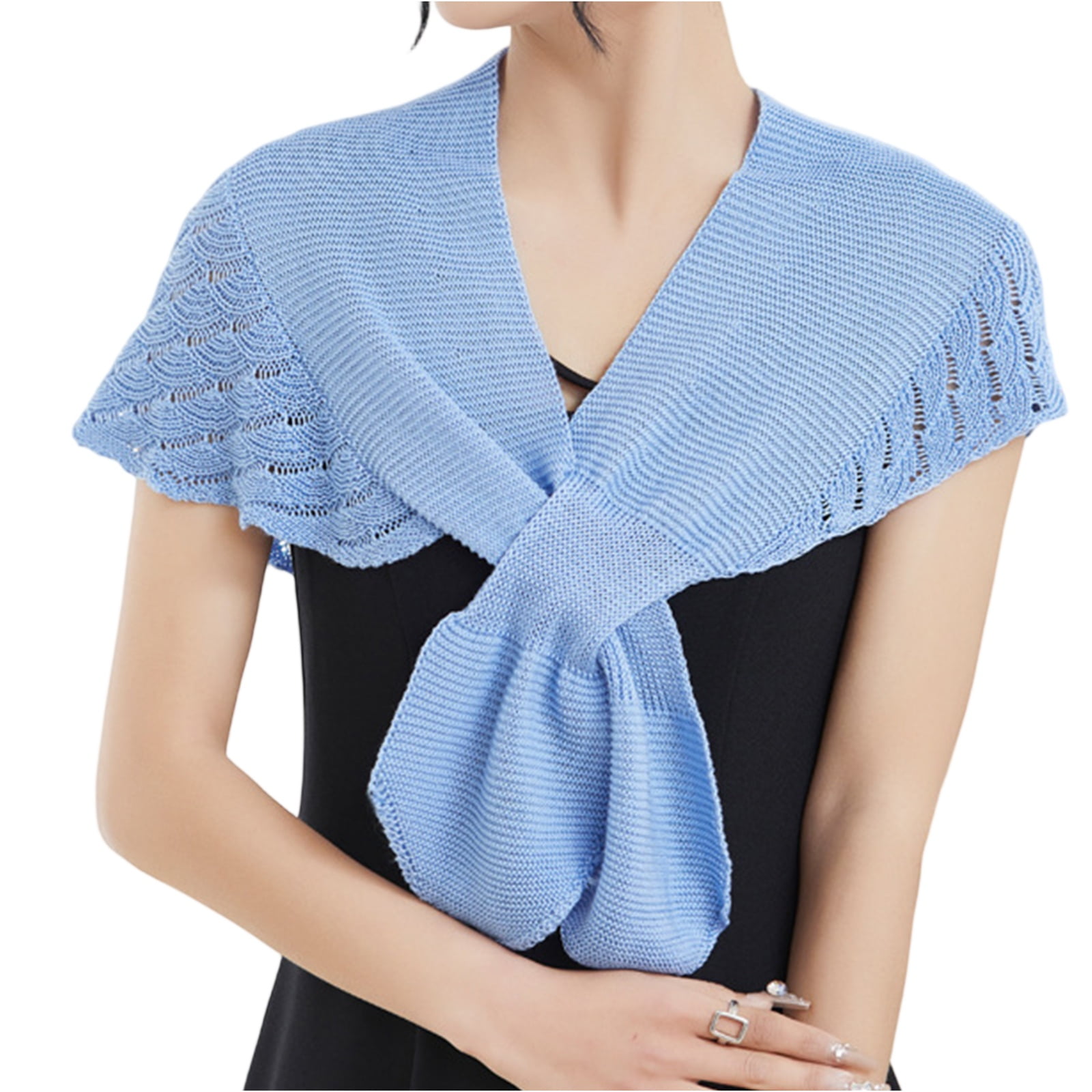 Ladies' Fashion Ice Silk Shawl - Outer Wear Age-Defying Fishtail ...