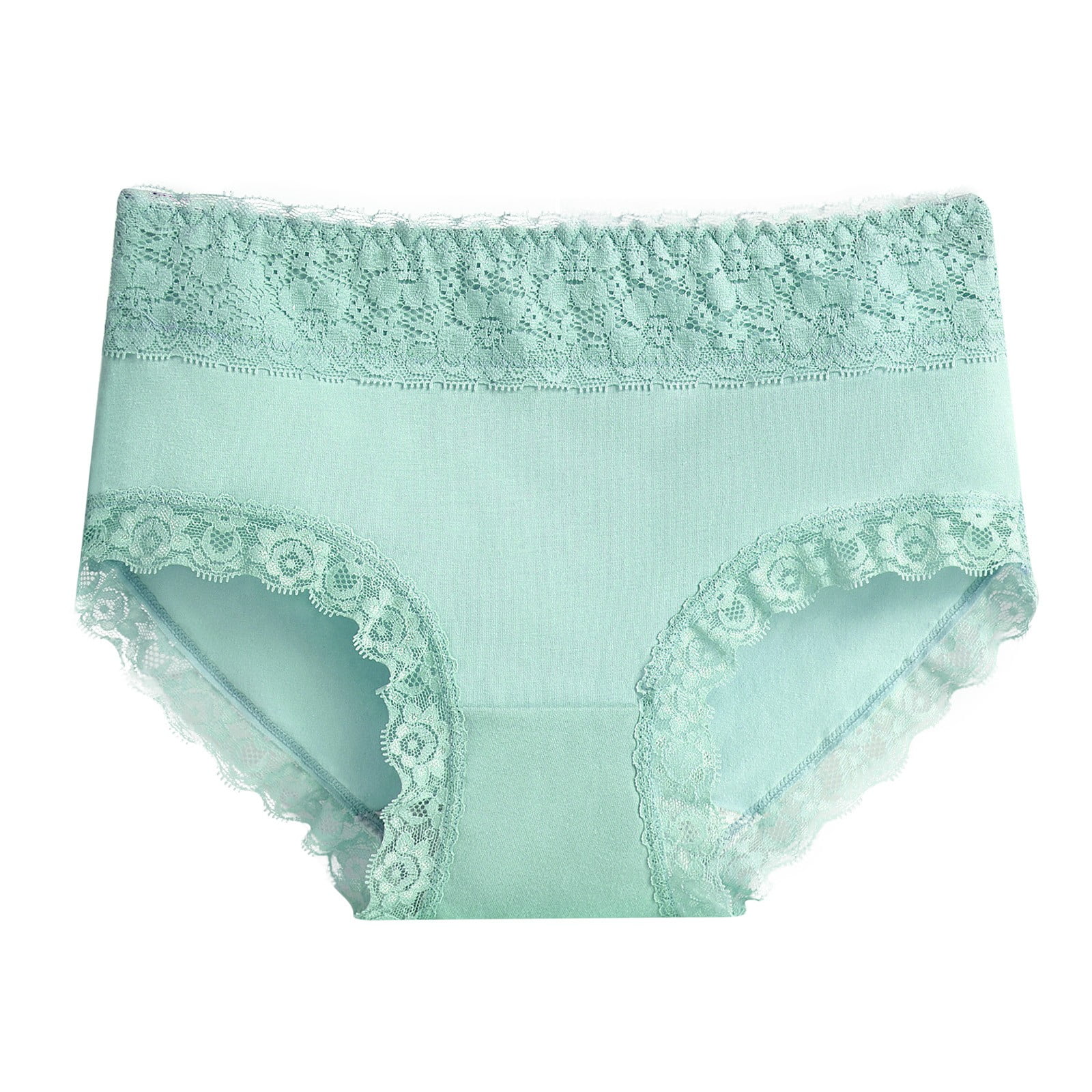 Ladies Fashion Soft Briefs Underpants Plus Size Crotch Tight Belly Lace ...