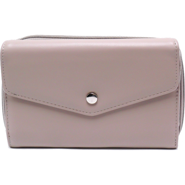 Ladies Faux Leather Mundi Vegan Fat CEO Wallet ID Photos Cards Wristlet ...