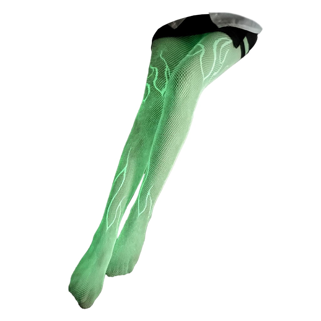 Ladies Fishnet Stockings, Glow in the Dark Luminous Glowing Fishnet ...