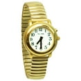 Ladies Gold-Tone One Button Talking Watch - Walmart.com