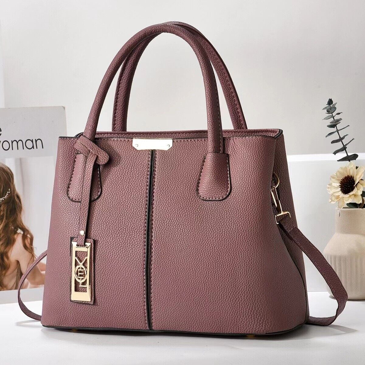 Ladies Handbag Designer Shoulder Tote Bag Women Crossbody Leather ...