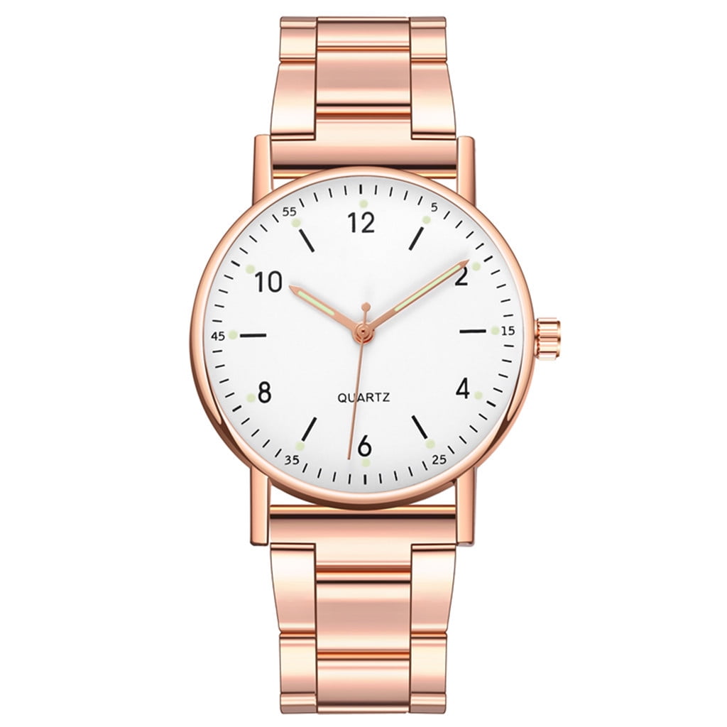 Ladies High-end Quartz Watch Stainless Steel Luminous Dial Leisure ...