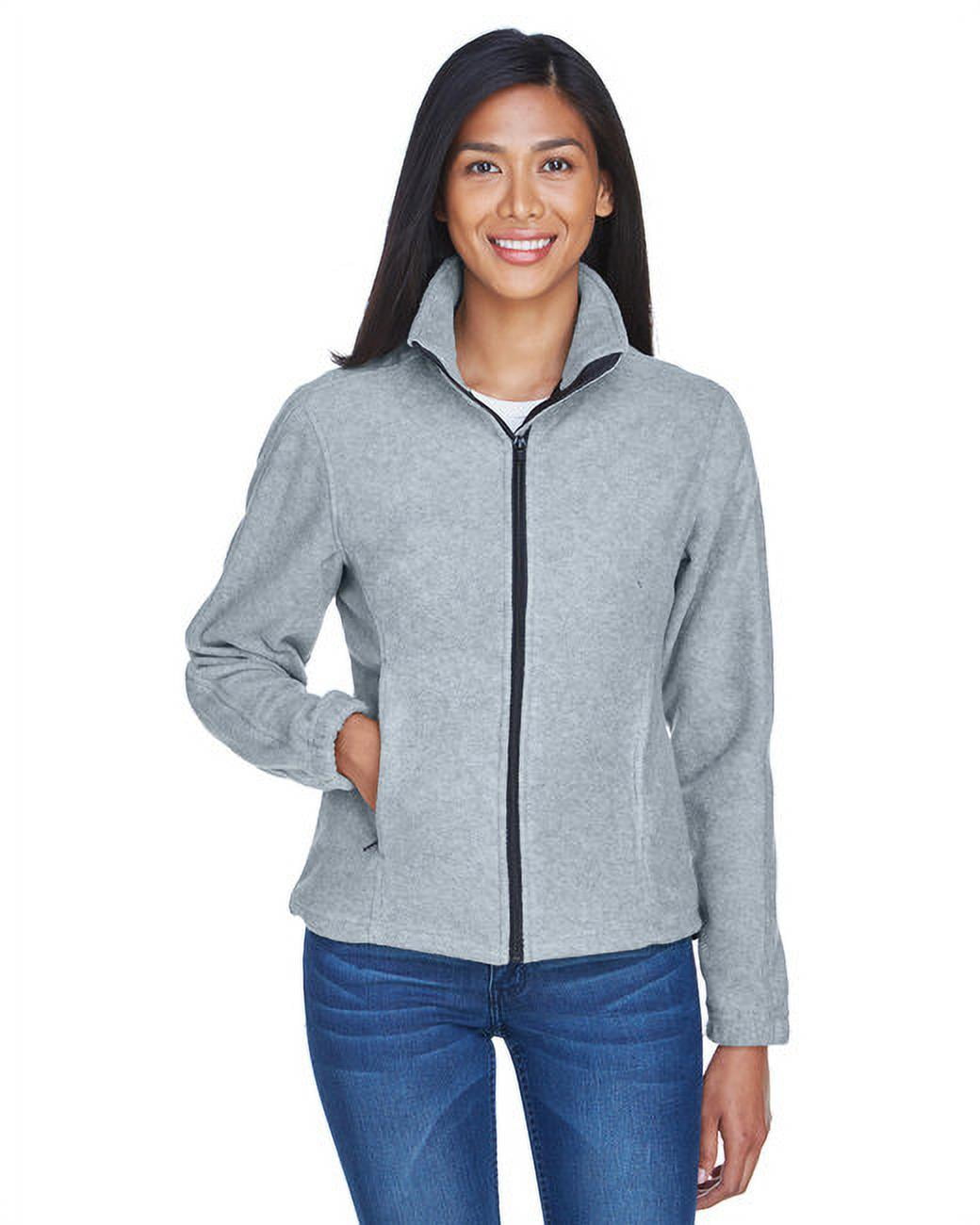 Ladies' Iceberg Fleece Full-Zip Jacket - GREY HEATHER - L - Walmart.com