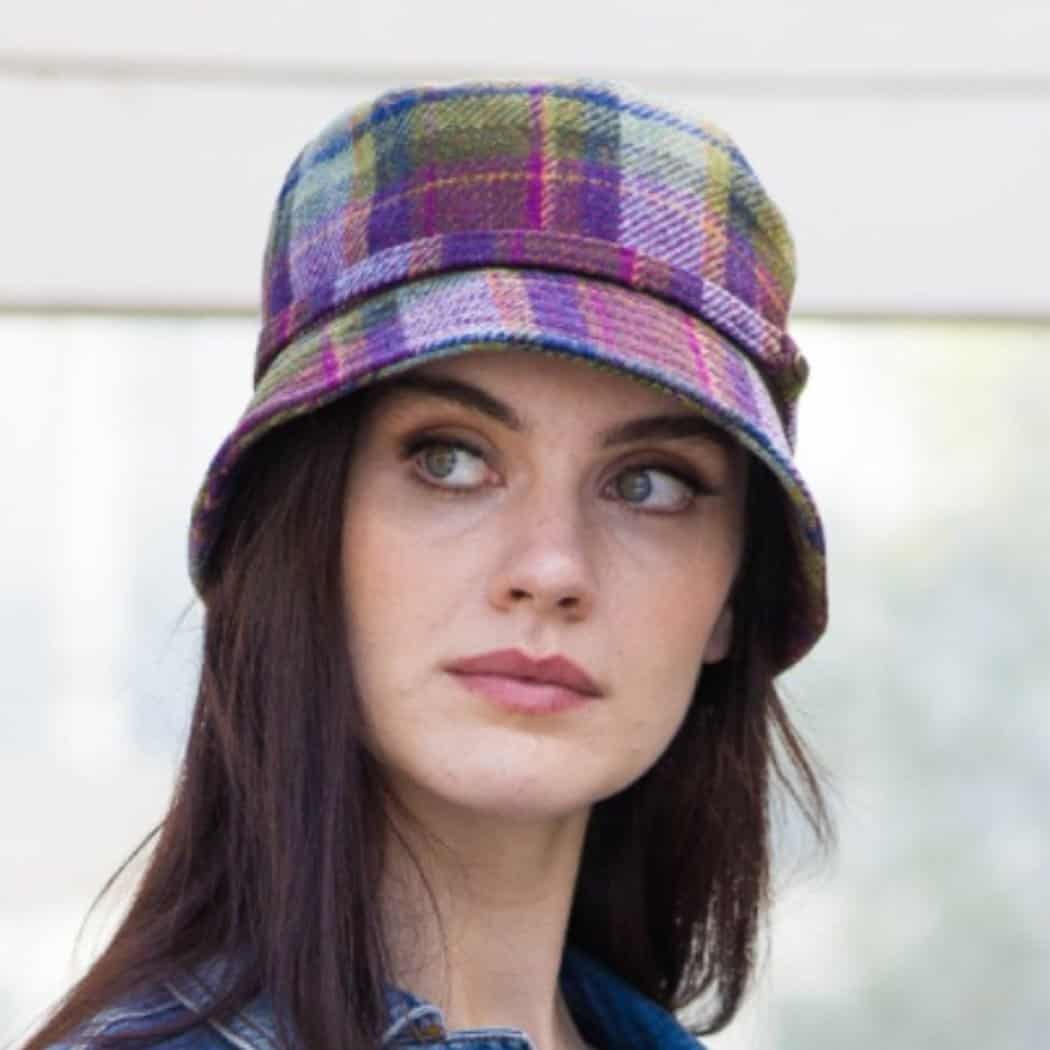 Ladies Irish Tweed Plaid Emily Hat Made By Mucros Weavers - Walmart.com