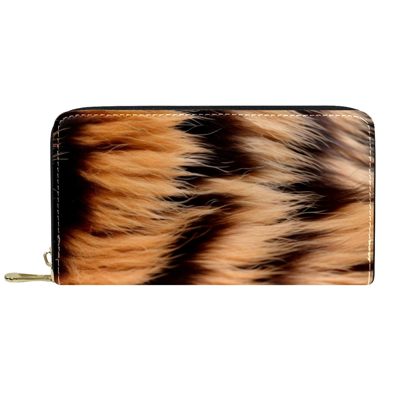 Ladies Leather Large Wallets with Zippeor for Women And Girls,Animal ...