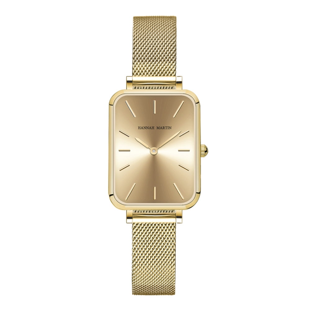 Ladies' Light Luxury Retro Square Dial Waterproof Watch, a Stylish and Casual Small Square Watch ...