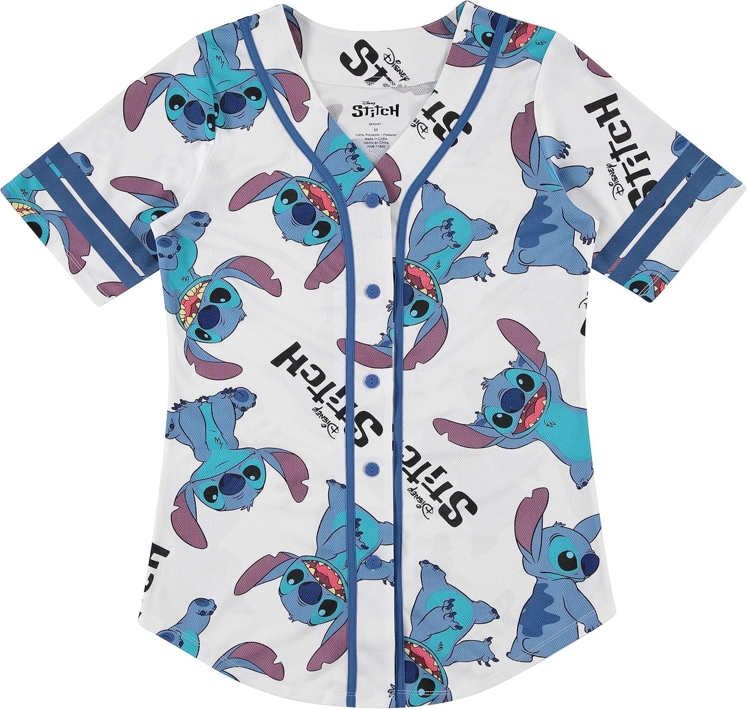 Ladies Lilo and Stitch Shirt - Ladies Classic Lilo and Stitch Baseball ...