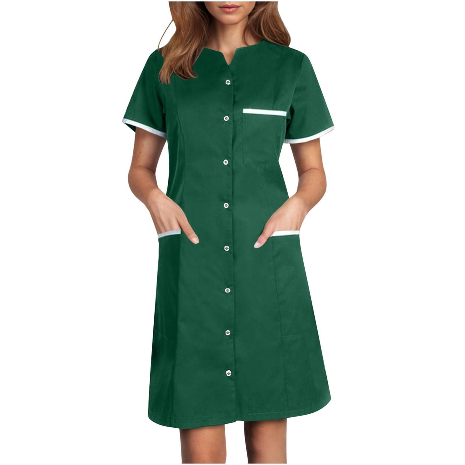 Ladies Linen Dresses Usa, Healthcare Worker Uniform Women July 4Th ...