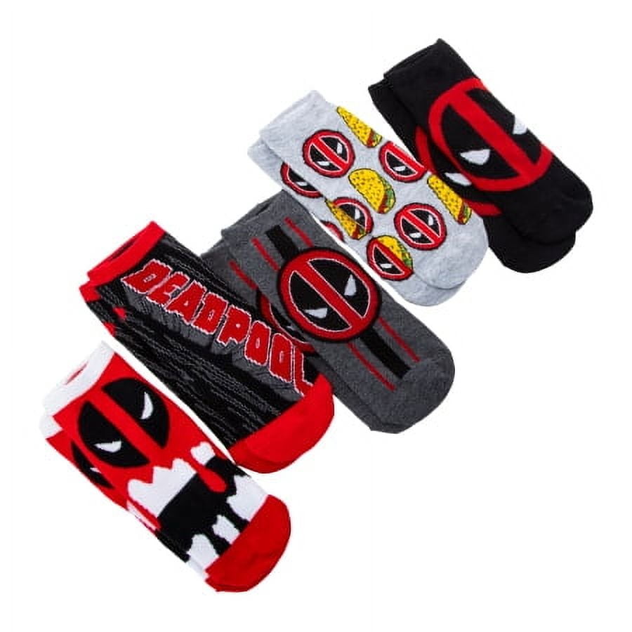 Ladies Marvel Deadpool Drip Low-Cut Socks 5-Pack - Walmart.com