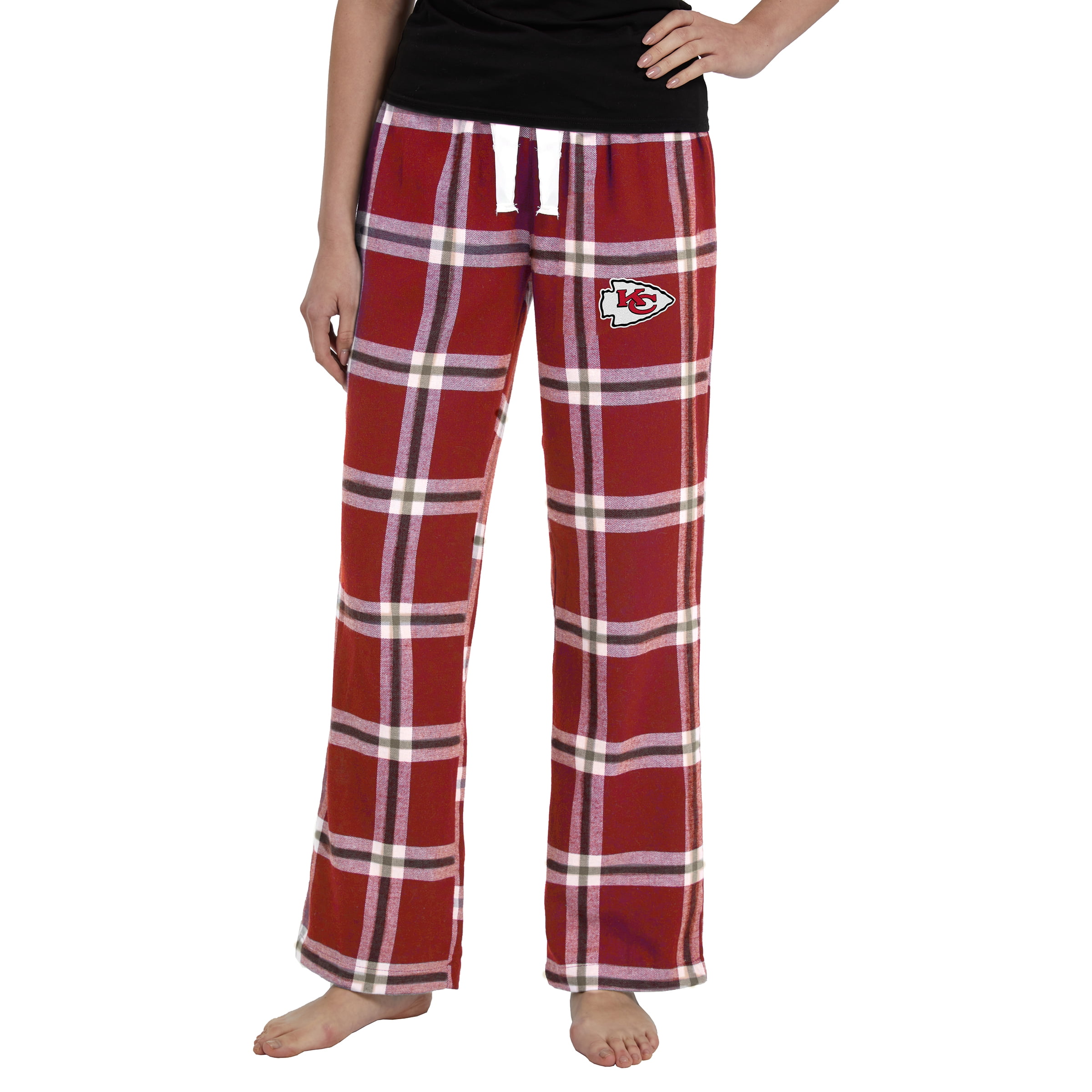 Ladies NFL Kansas City Chiefs Recoup Flannel Pant - Walmart.com