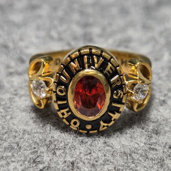 Ladies' Oval Birthstone Class Ring, Graduation Gift - Walmart.com